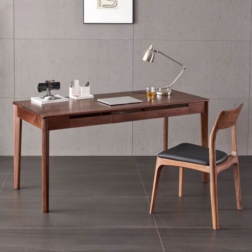 Meja Kerja Minimalis Simple Kayu Jati | Homarindo
