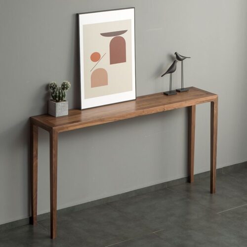 Meja Console Minimalis Simple Kayu Jati | Homarindo
