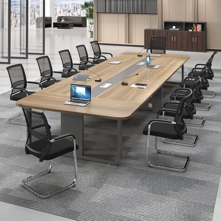 Meja Meeting Kantor Minimalis Modern Untuk 12 Kursi | Homarindo